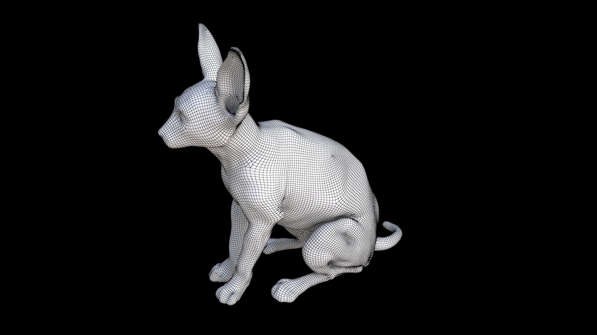 3D Model Sphynx Seated - TurboSquid 2334369