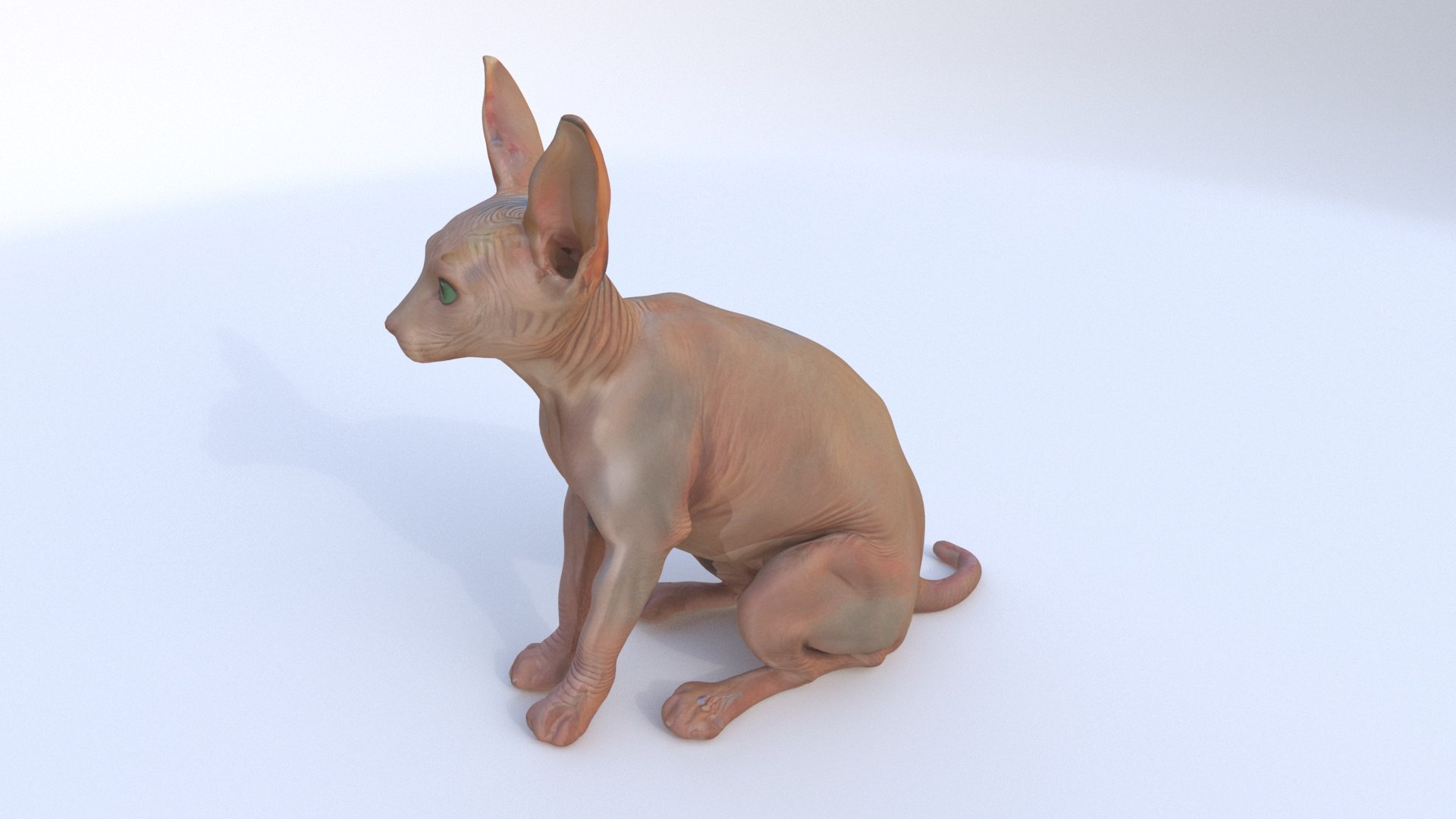 3D Model Sphynx Seated - TurboSquid 2334369