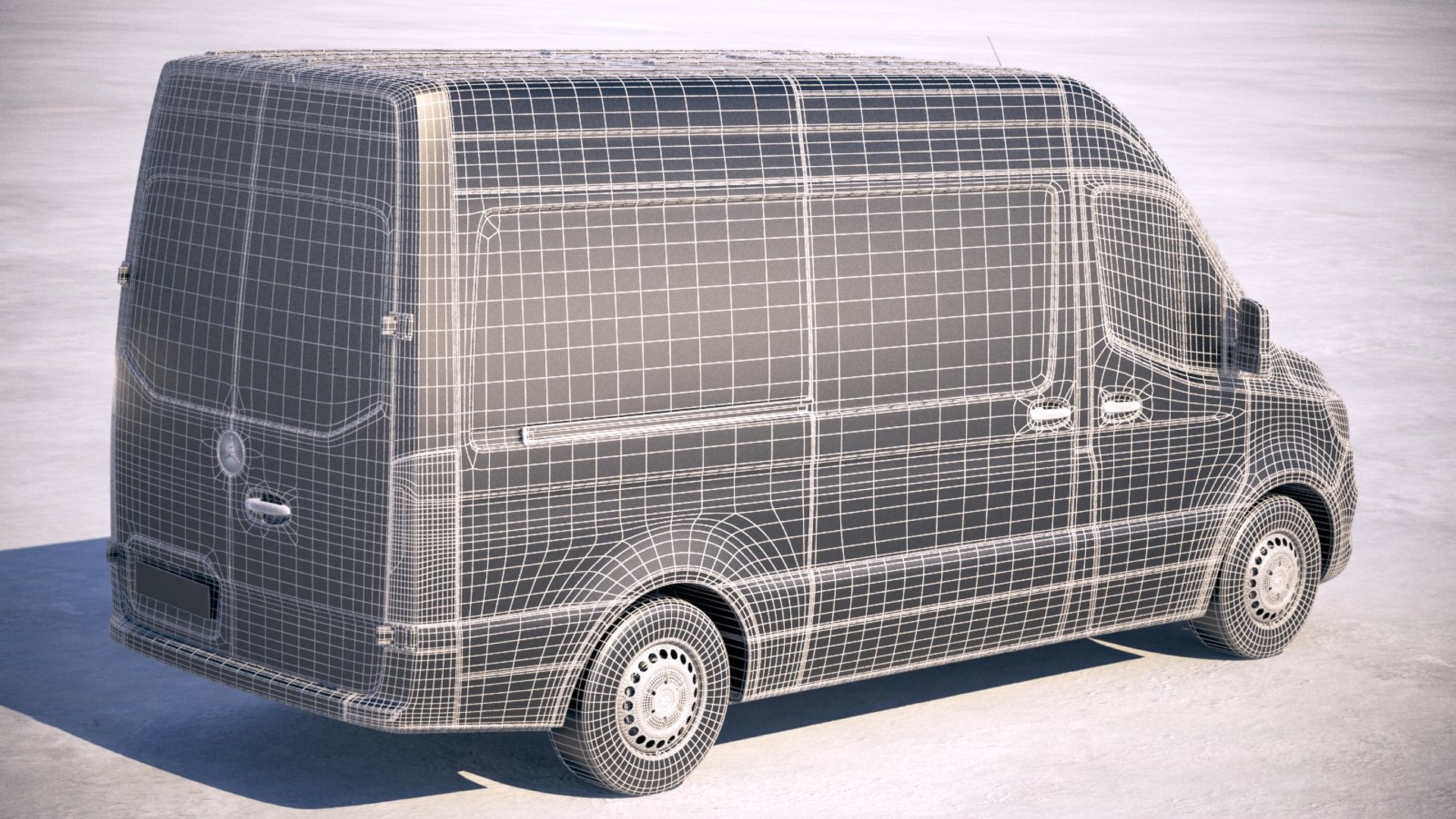 3D Mercedes-benz Sprinter Standard - TurboSquid 1369801