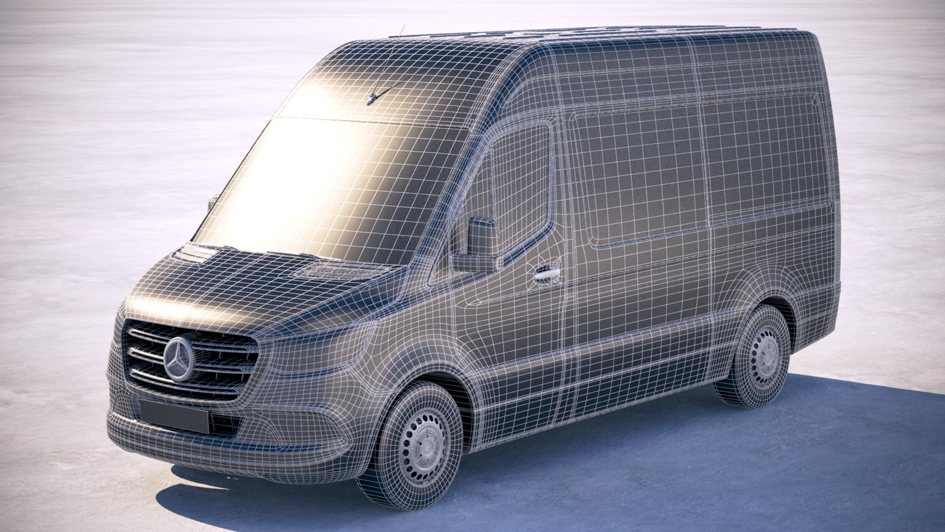 3D Mercedes-benz Sprinter Standard - TurboSquid 1369801
