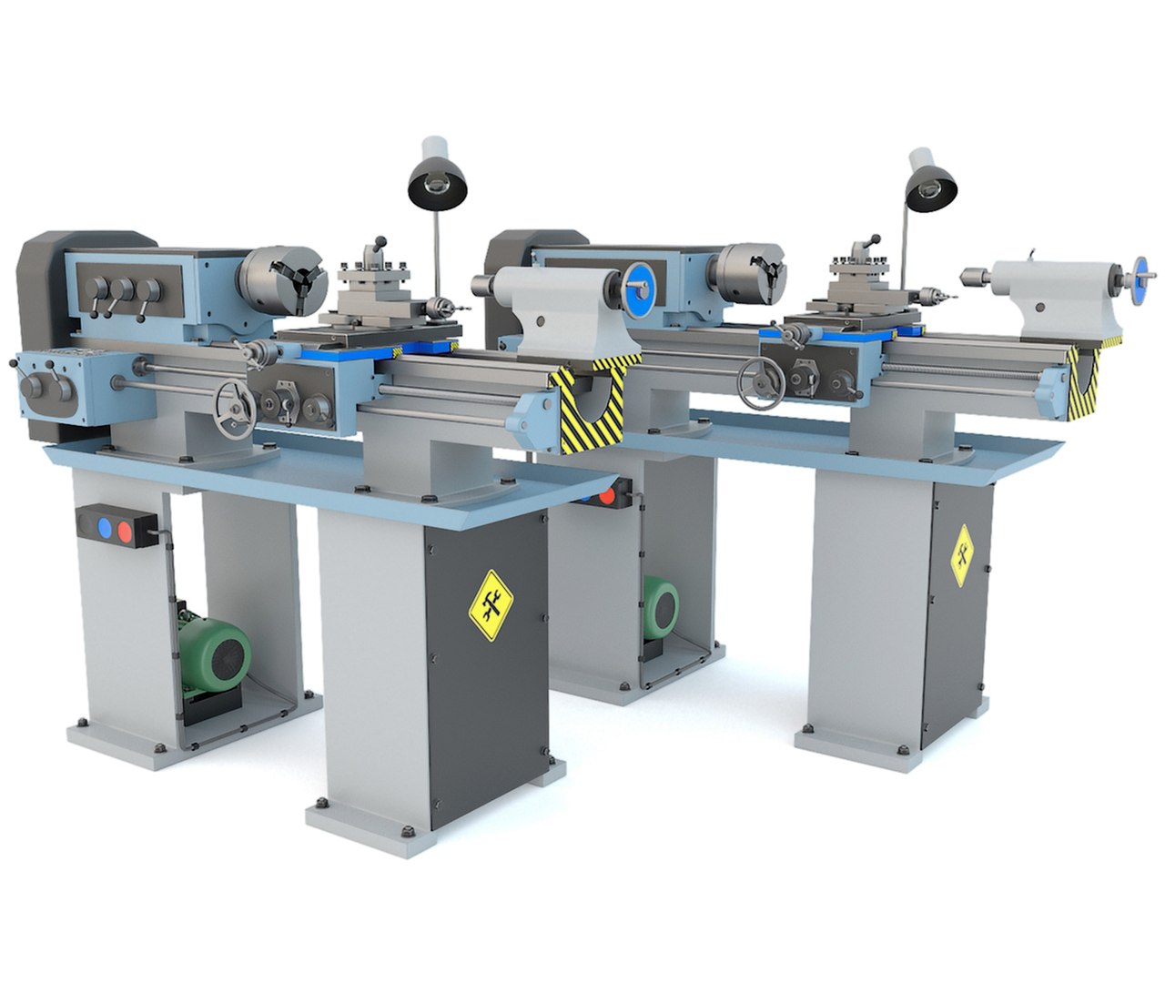 3D Model TV4 Lathe Machine - Industrial Machine Tool Gray - TurboSquid ...