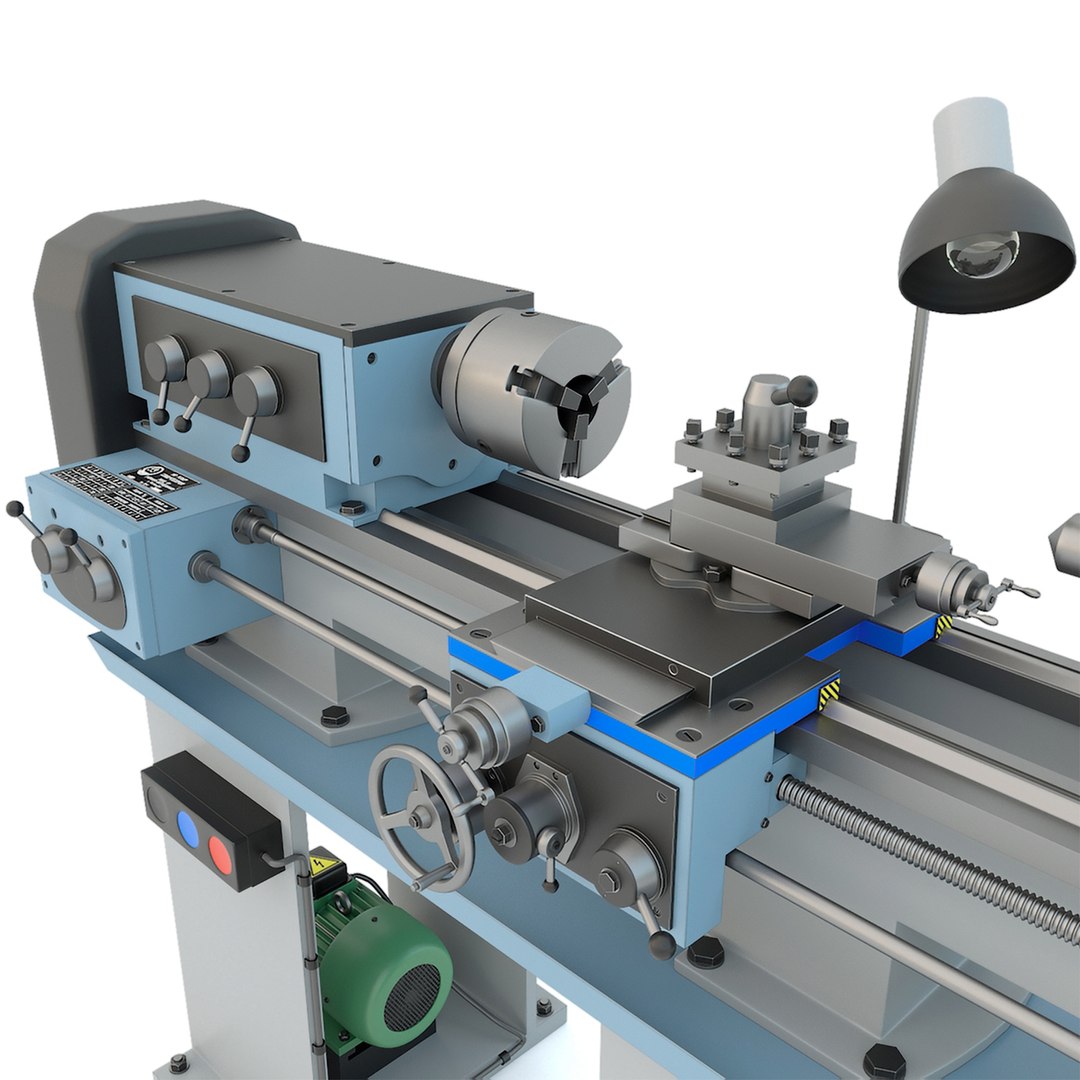 3D Model TV4 Lathe Machine - Industrial Machine Tool Gray - TurboSquid ...