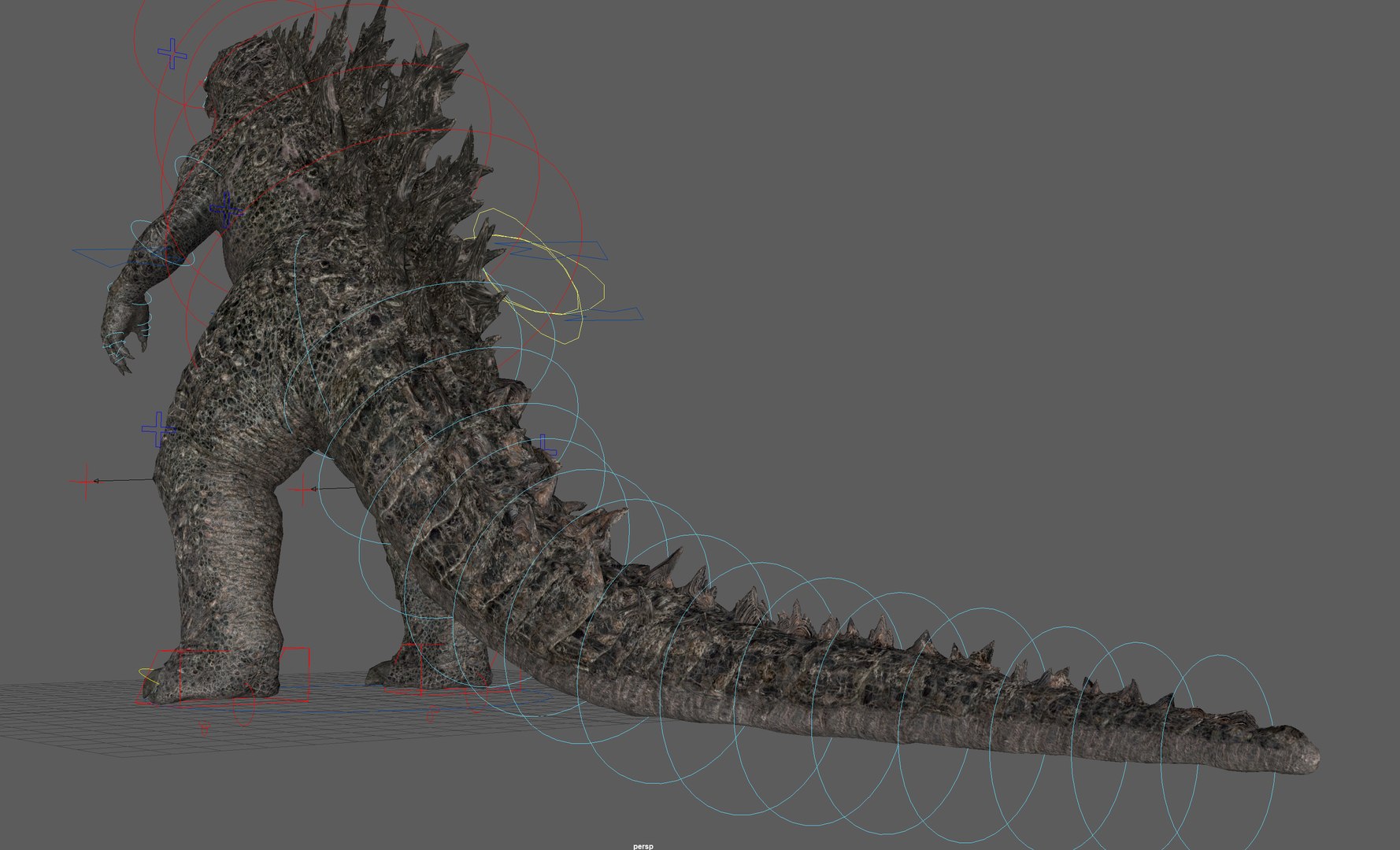 Godzilla Rig 3D Model - TurboSquid 1823464