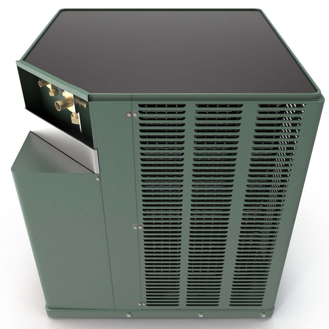 3d Model Of Household Ac Unit Ruud