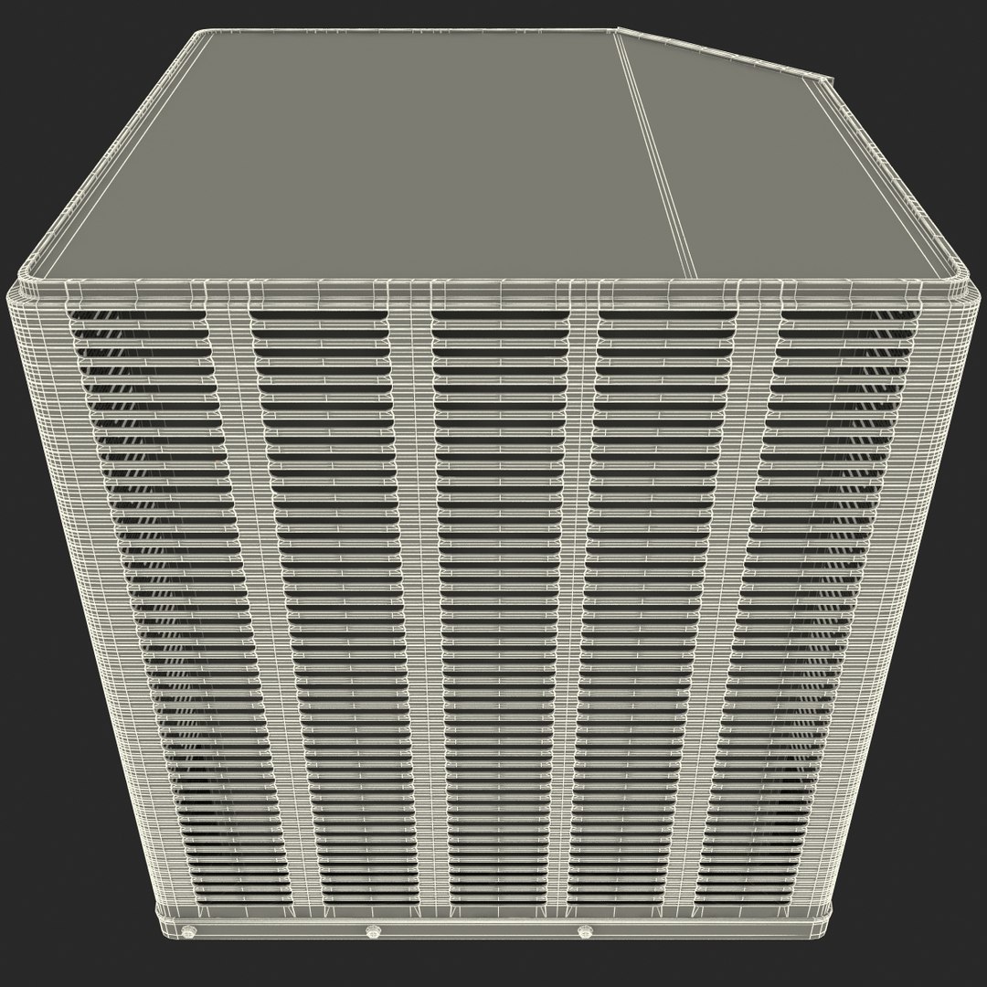 3d Model Of Household Ac Unit Ruud