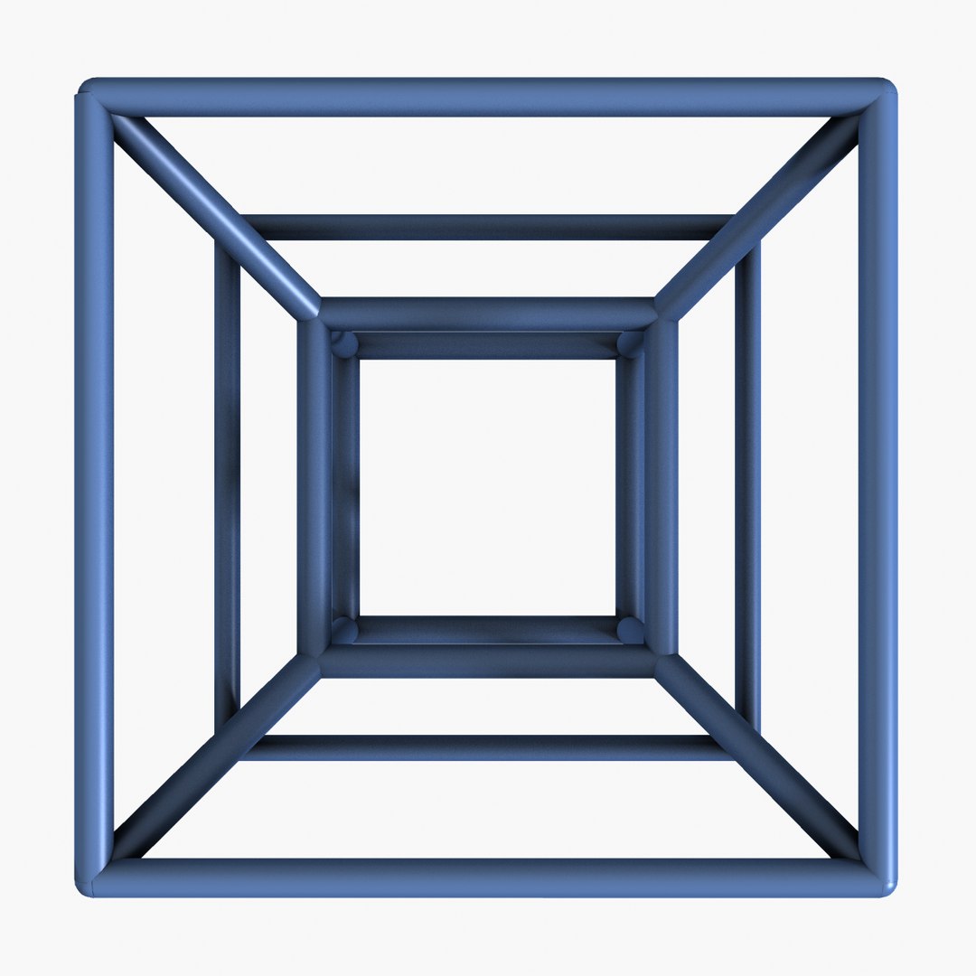 Hypercube Cube 3d Model
