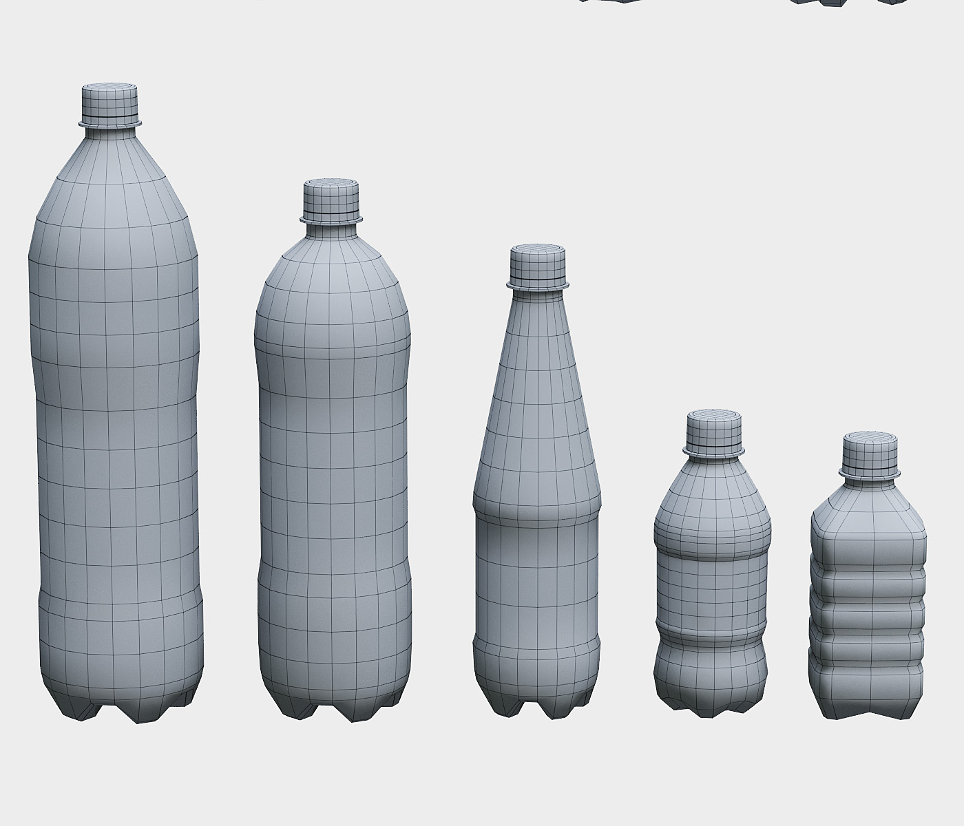 modelo 3d Botella de plástico - TurboSquid 1478235