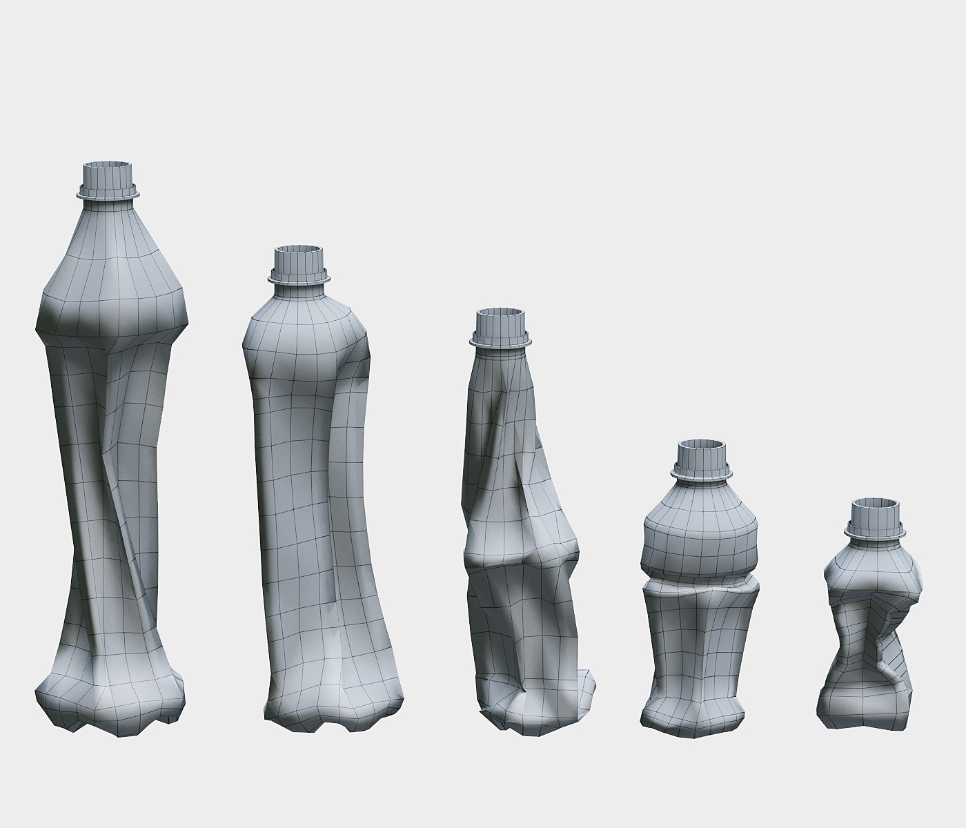 modelo 3d Botella de plástico - TurboSquid 1478235
