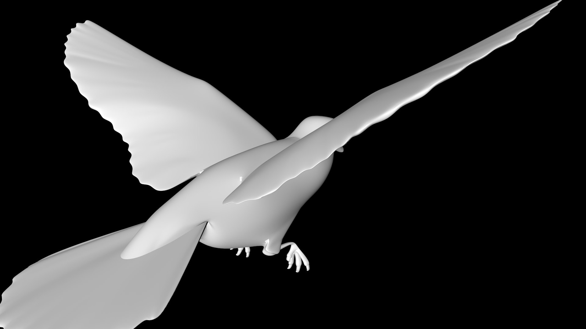 Dove bird 3D model - TurboSquid 1689080