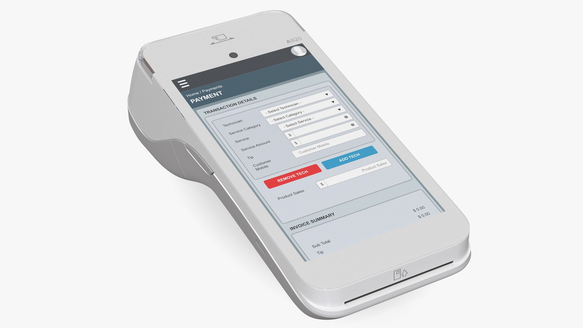 Credit Card Terminals Collection 3 3D - TurboSquid 2068483