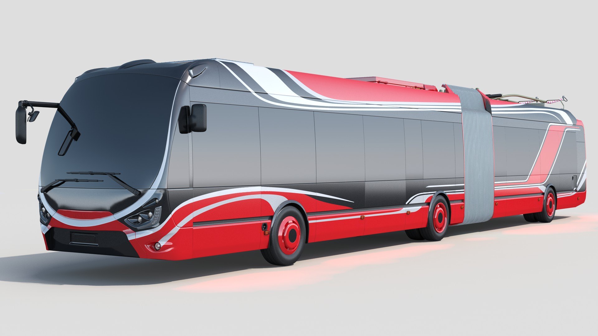 3D model electric hybrid trolleybus simple - TurboSquid 1683431