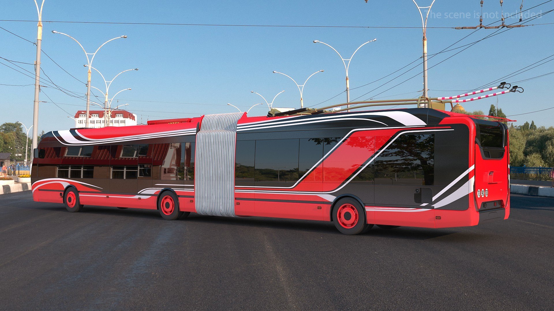 3D model electric hybrid trolleybus simple - TurboSquid 1683431