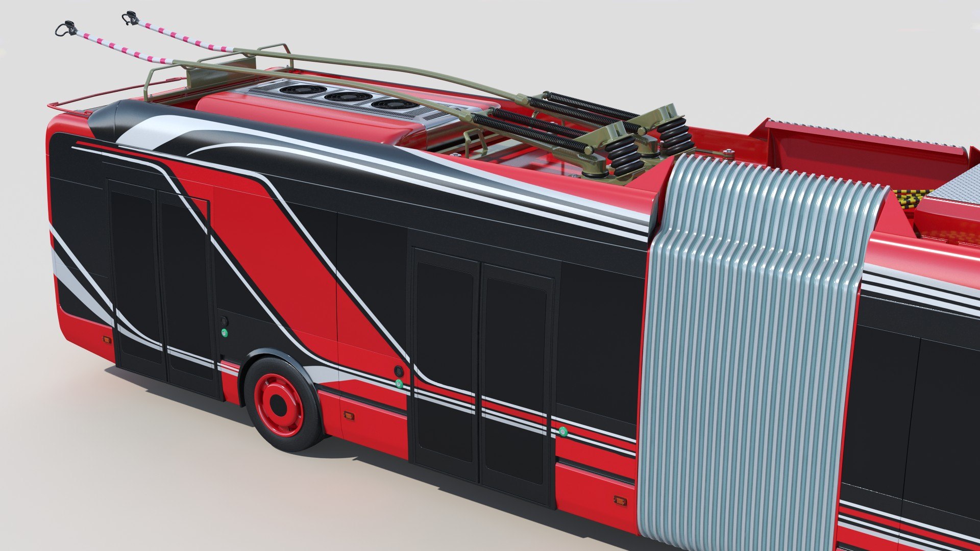 3D model electric hybrid trolleybus simple - TurboSquid 1683431