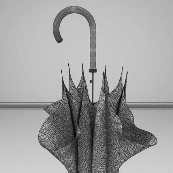 3d model umbrella realistic
