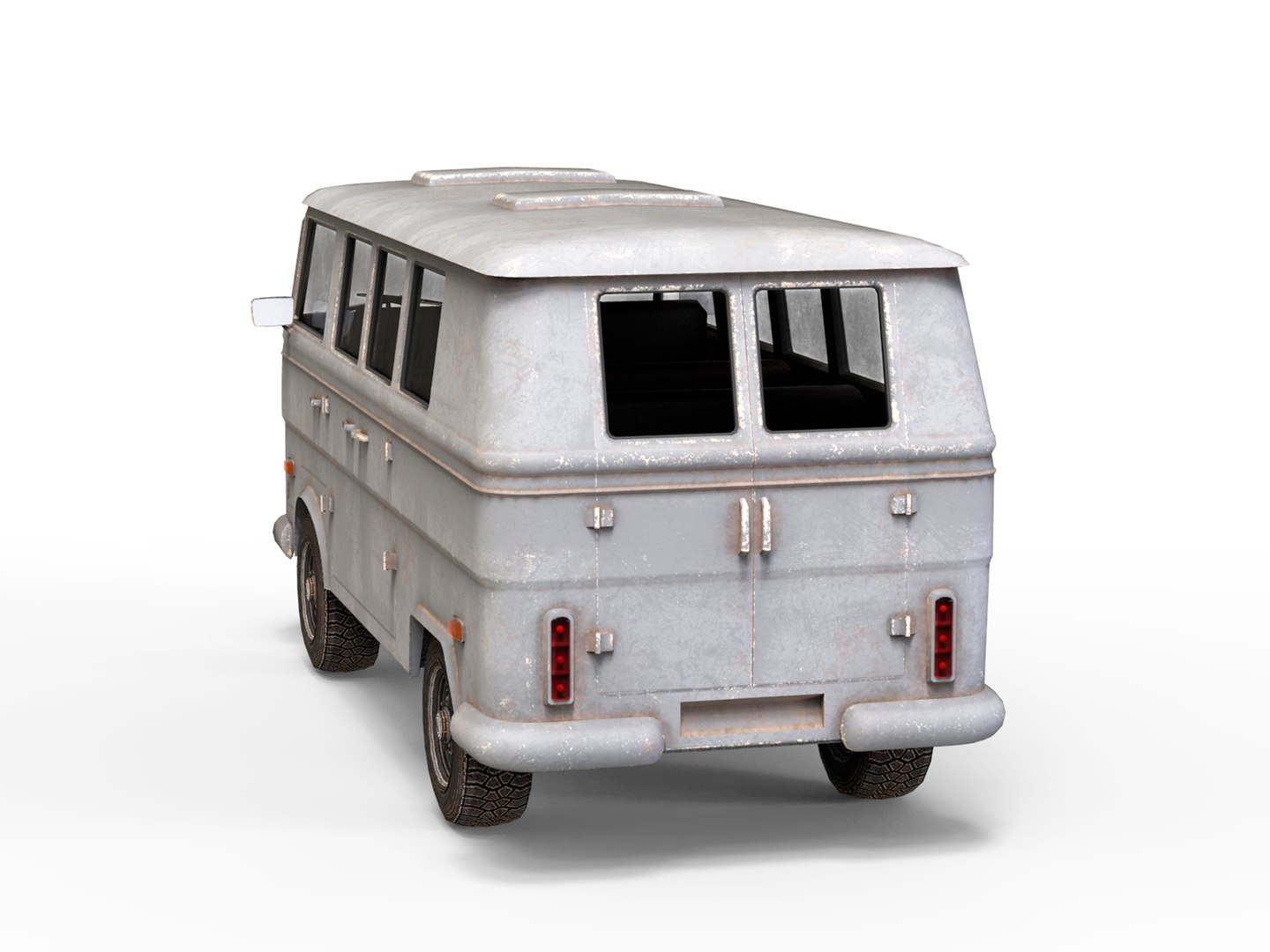 Low-poly Old Generic Van 3D - TurboSquid 1638226