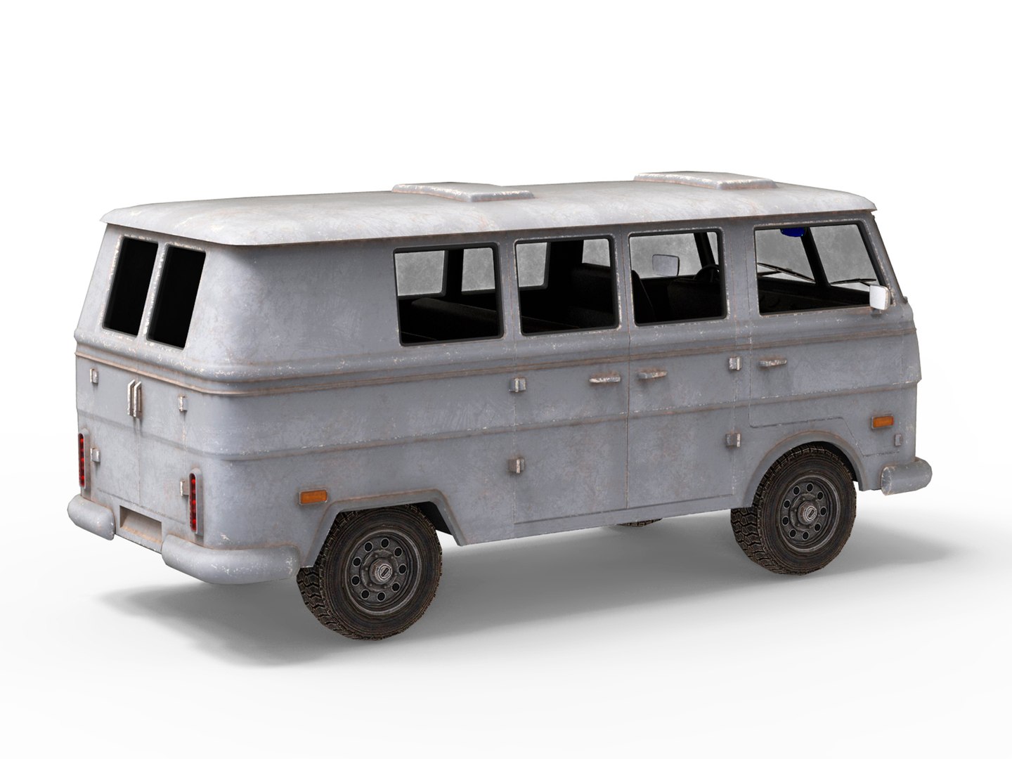 Low-poly Old Generic Van 3D - TurboSquid 1638226