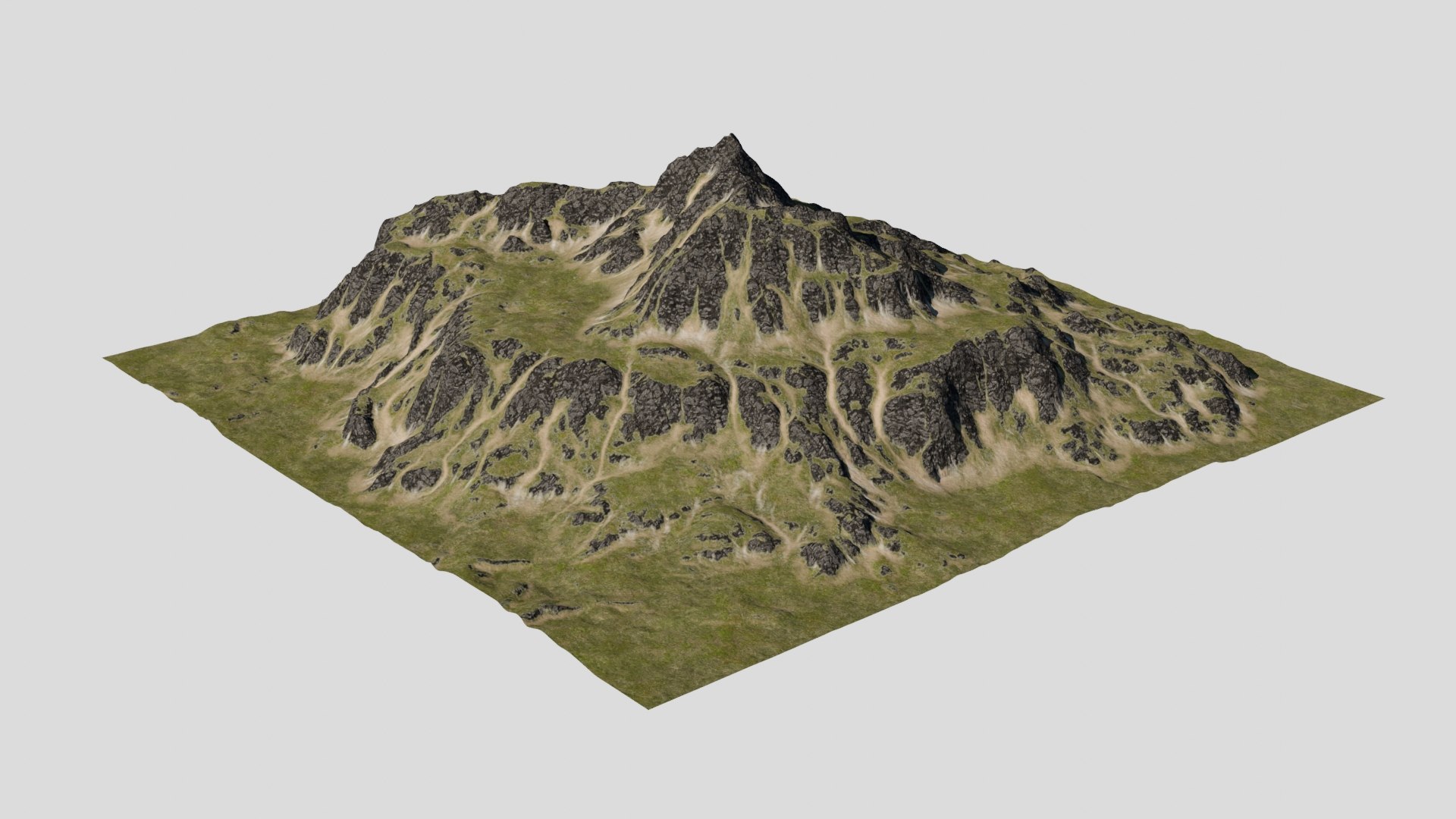 Mountain Ex19 Model - TurboSquid 2081086