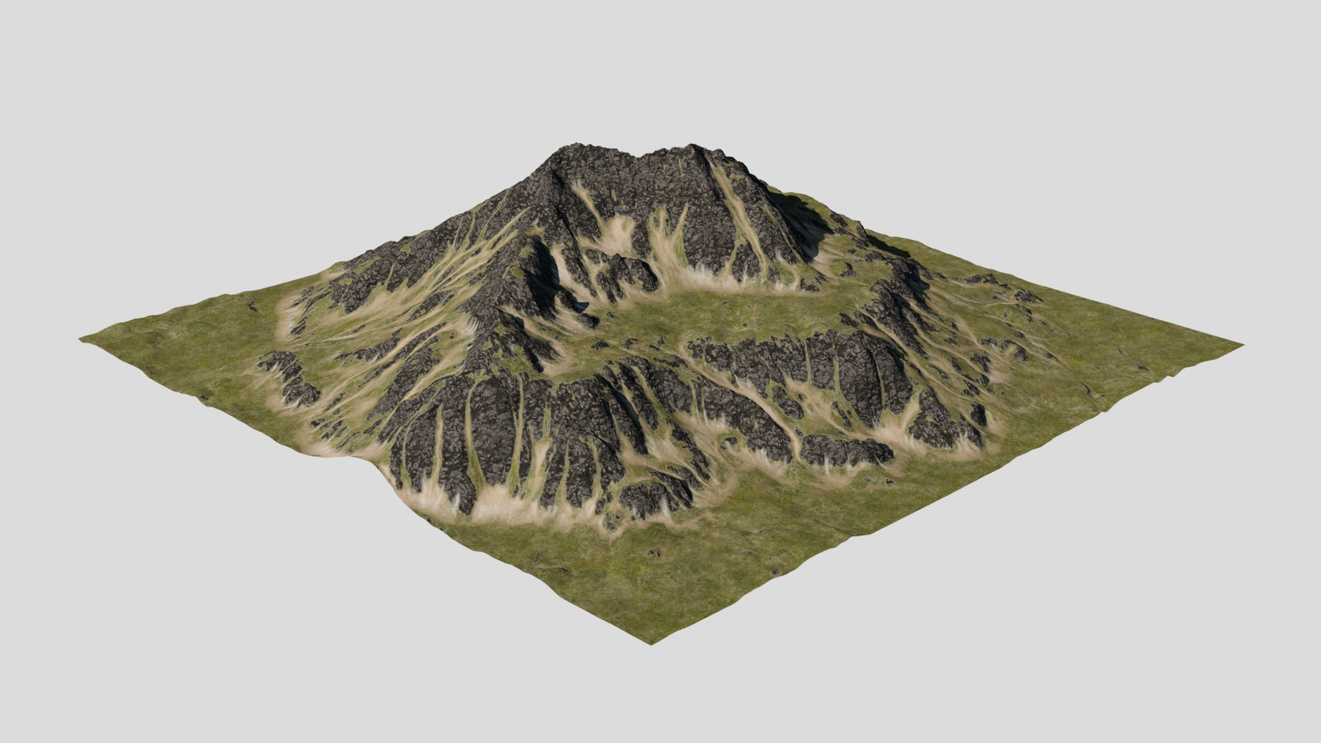 Mountain Ex19 Model - TurboSquid 2081086