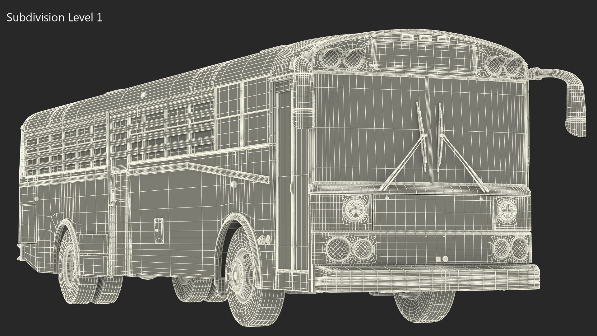3D Prison Transport Bus Rigged - TurboSquid 1706985