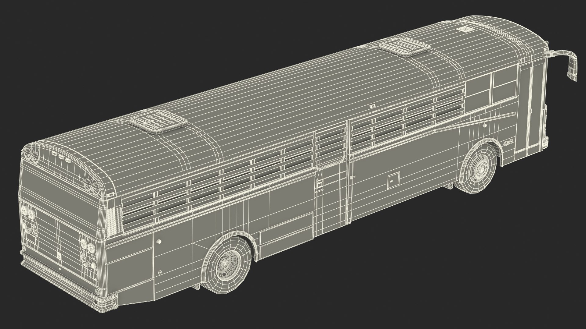 3D Prison Transport Bus Rigged - TurboSquid 1706985
