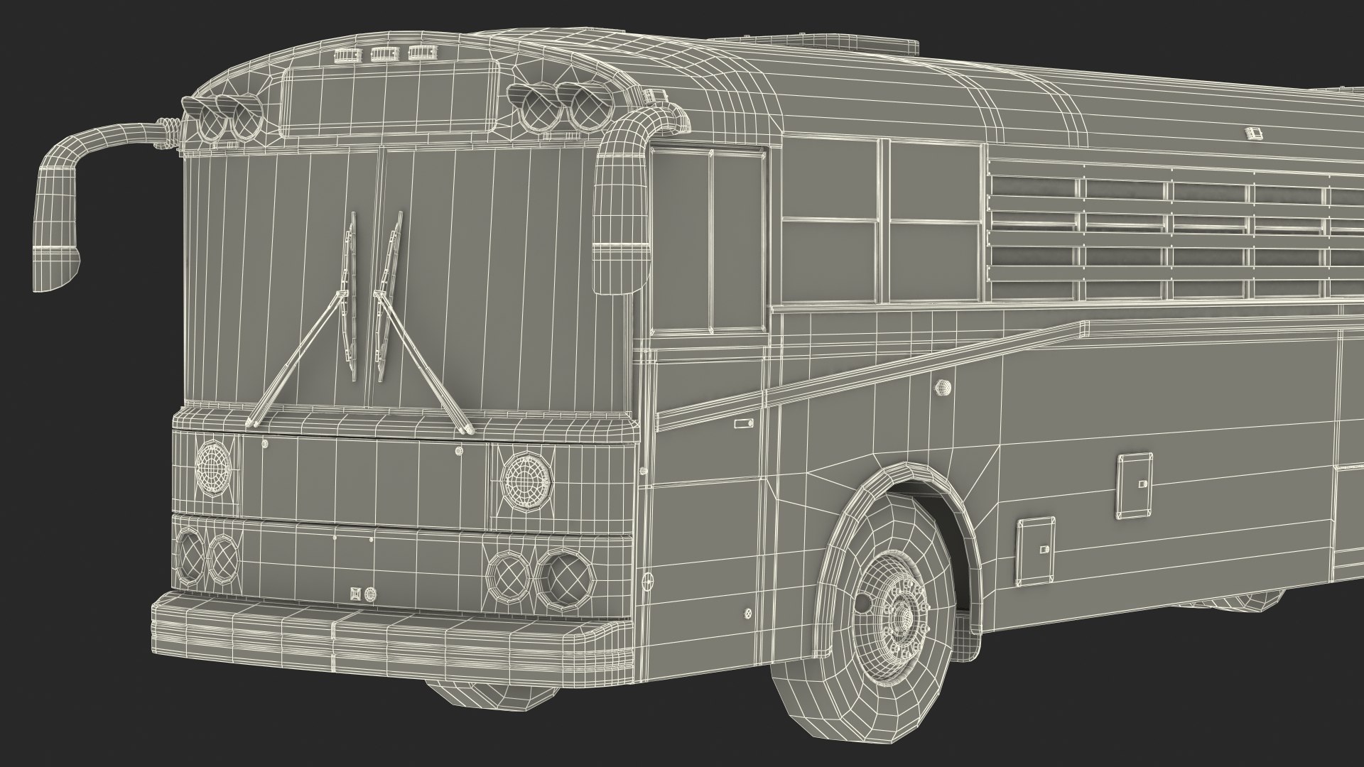 3D Prison Transport Bus Rigged - TurboSquid 1706985