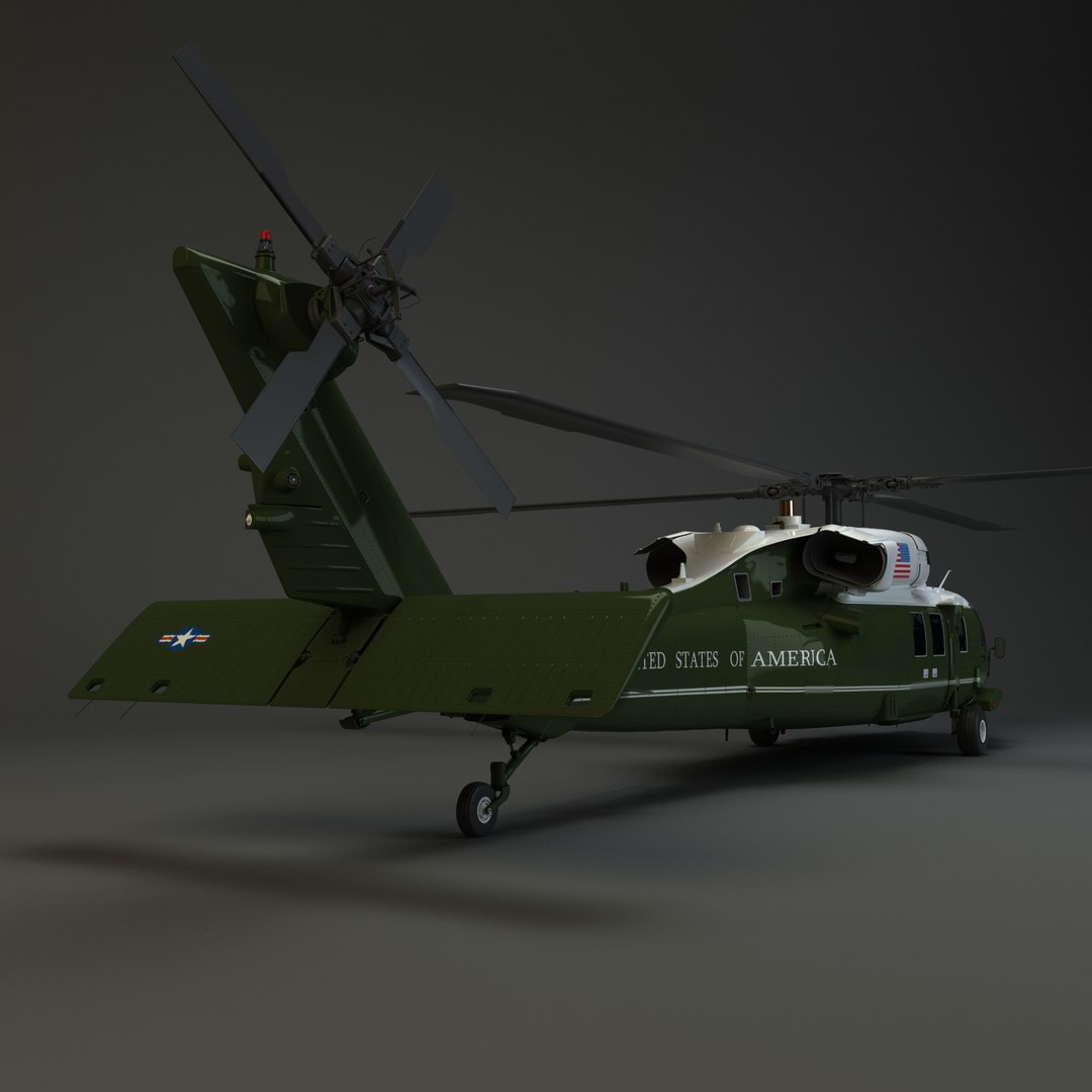 Vh-60n Helicopter 3d Max