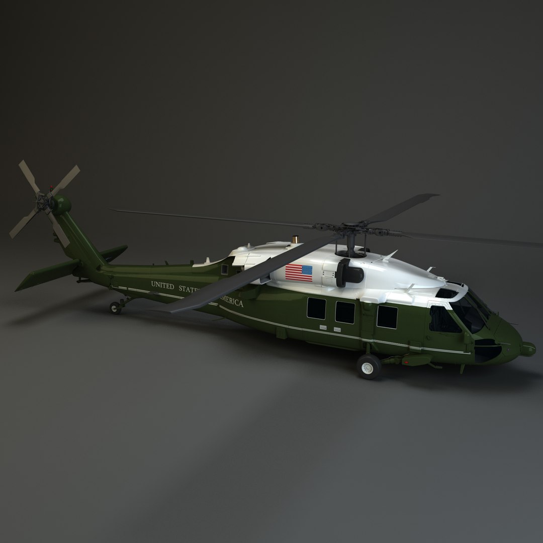 vh-60n helicopter 3d max