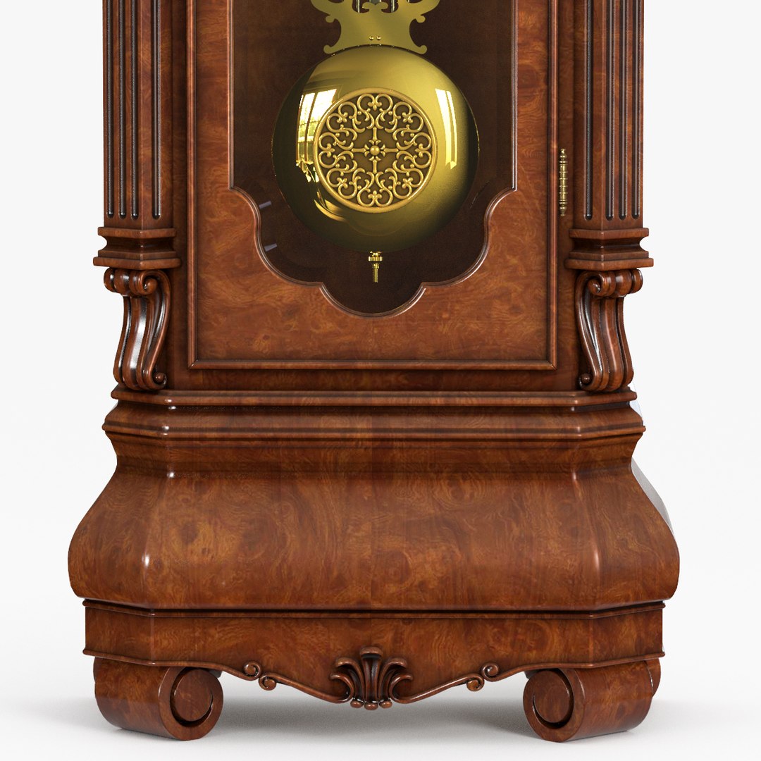Antique Clock 3d Model