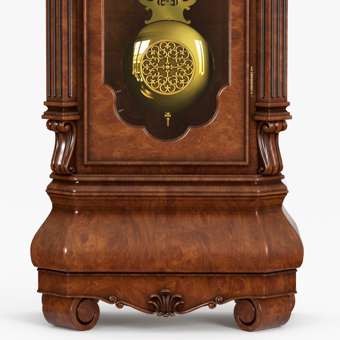 antique clock 3d model