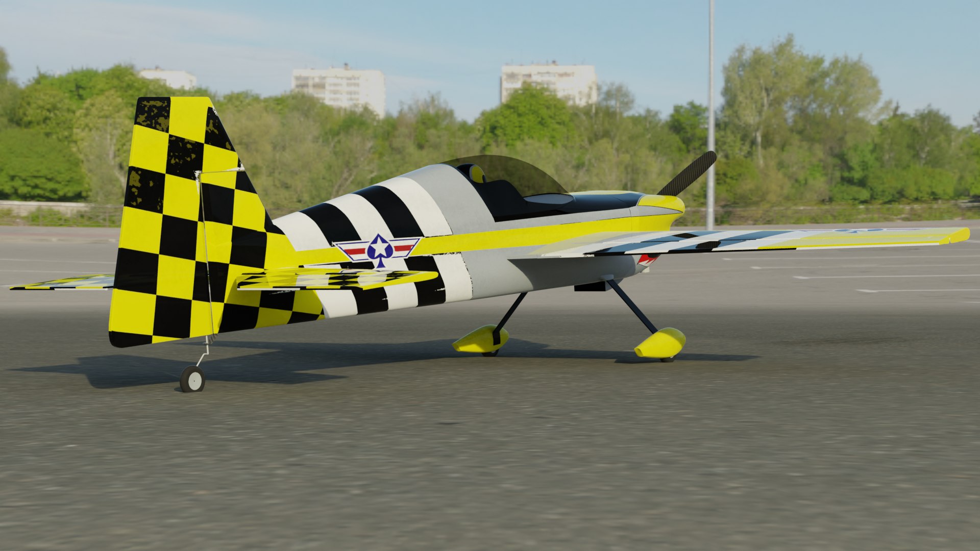 3D MXS RC Airplane - TurboSquid 2056910