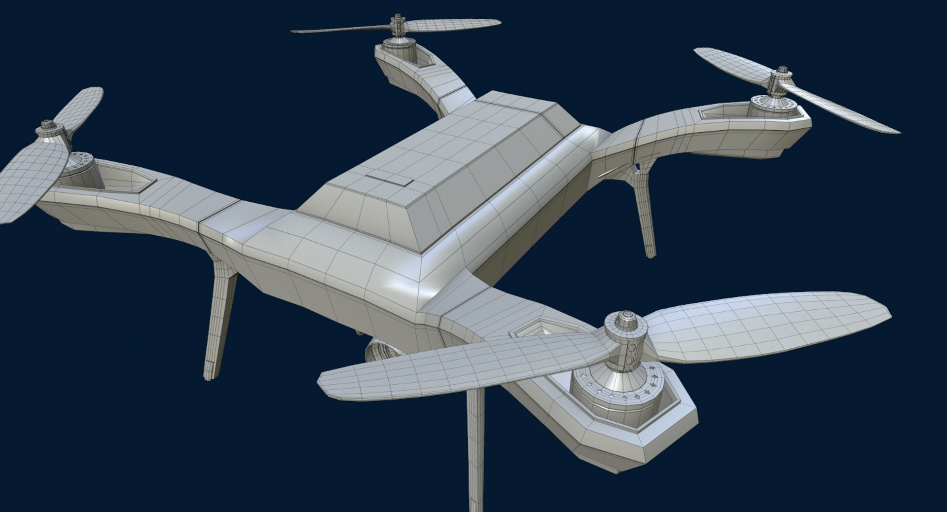 3dr Solo Smart Drone 3d Model