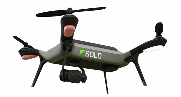 3dr solo smart drone 3d model