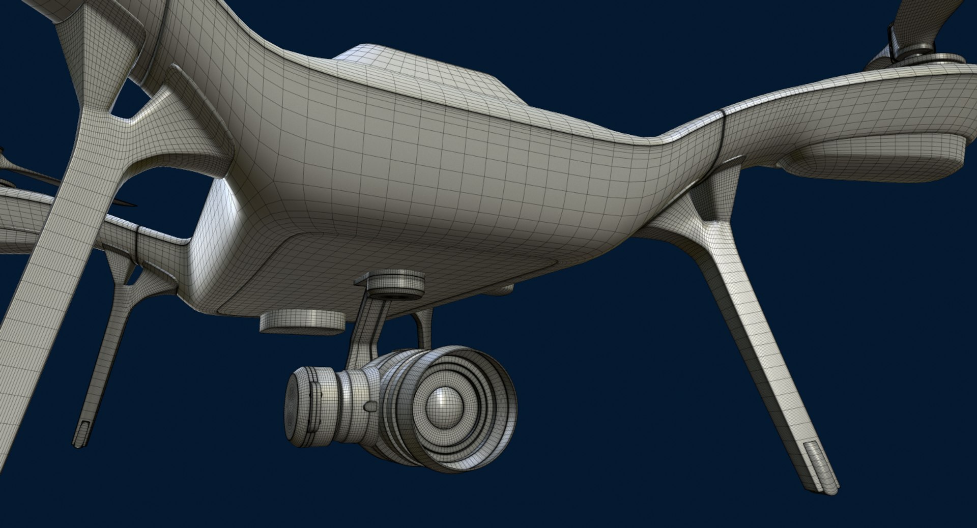 3dr Solo Smart Drone 3d Model