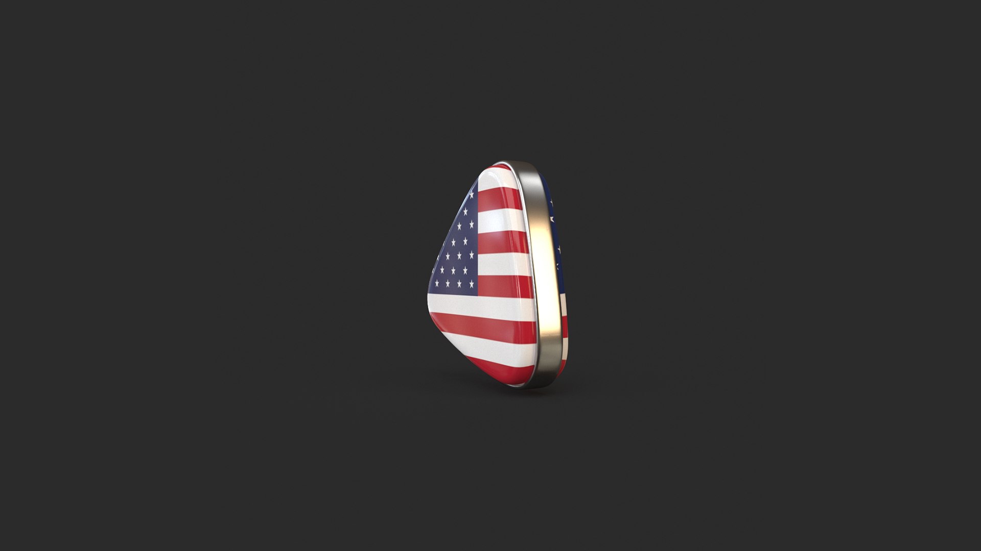 USA Flag Icon model - TurboSquid 2058996
