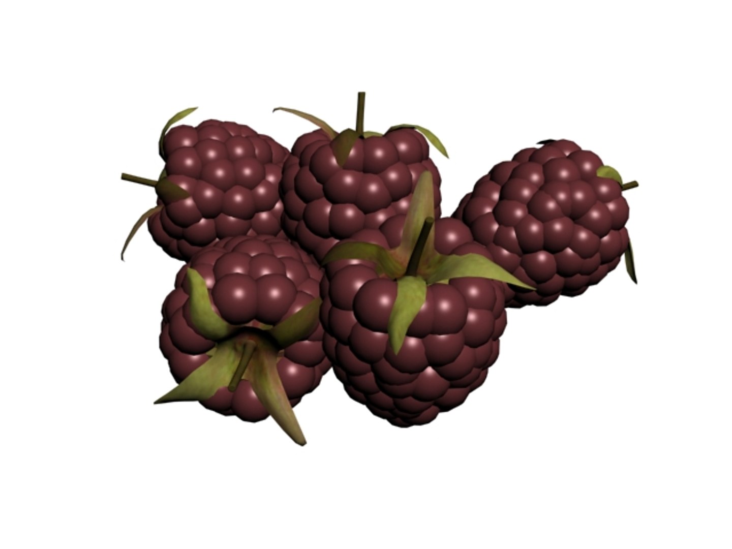 Raspberry 3D - TurboSquid 1449084