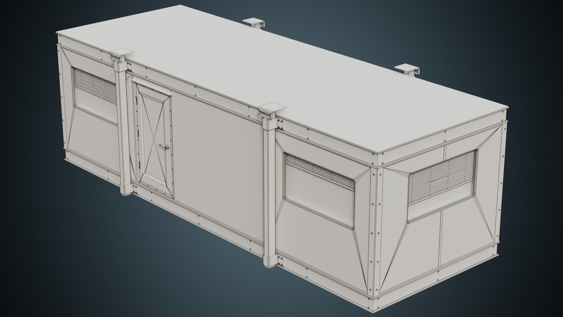 Building Portable 3D Model - TurboSquid 1668398