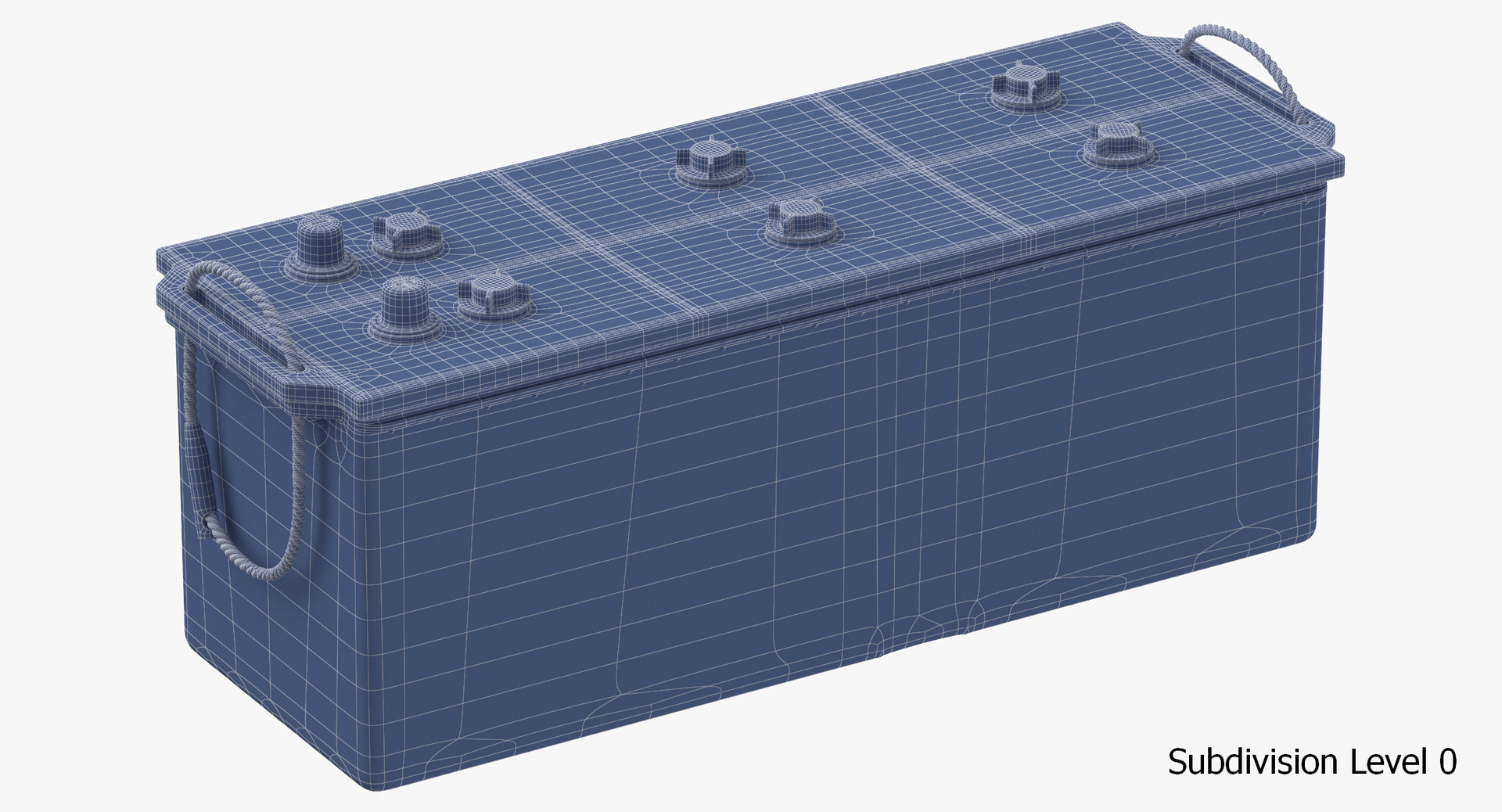 Sealed lead acid car battery 3D - TurboSquid 1466805