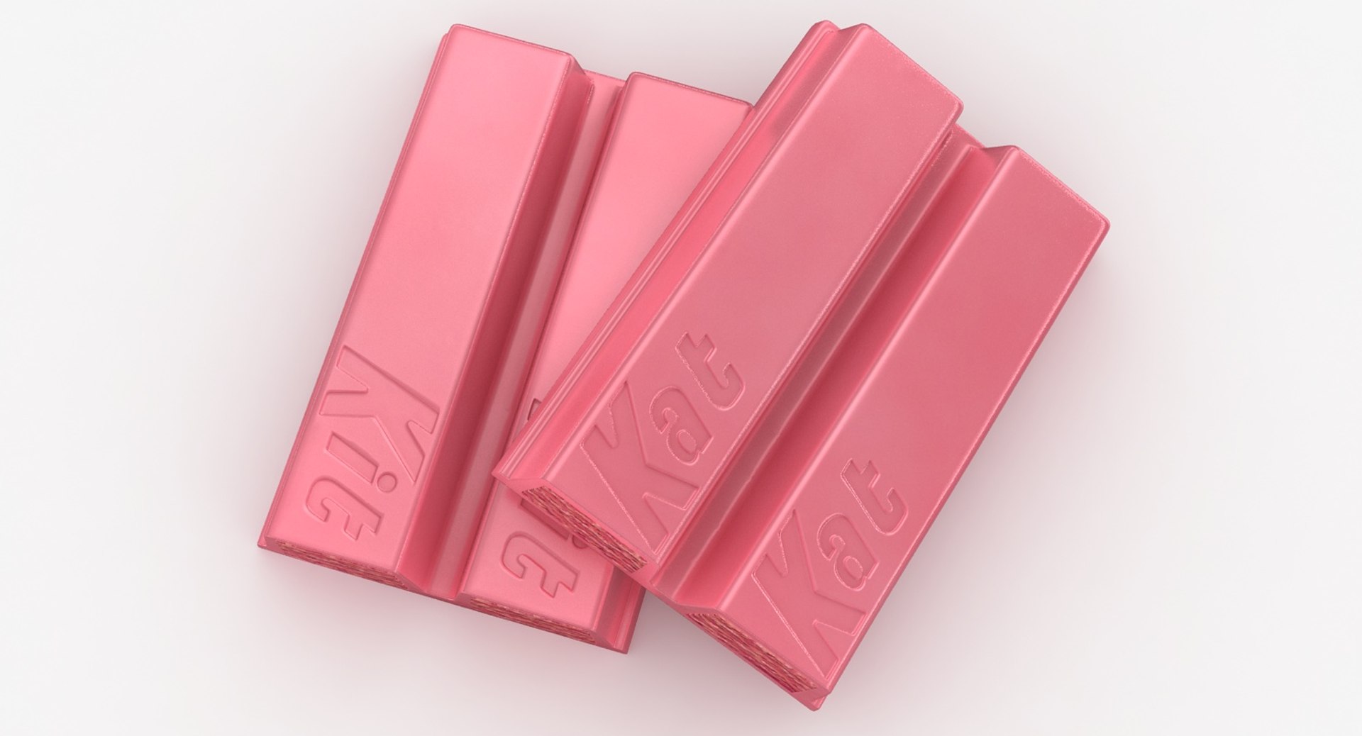 realistic broken kit kat 3ds
