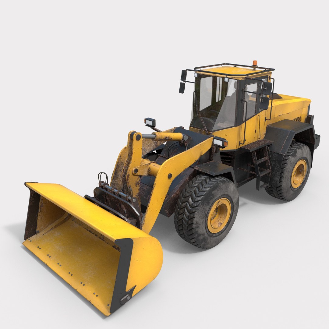 Construction Wheel Loader 3D Model - TurboSquid 2418122