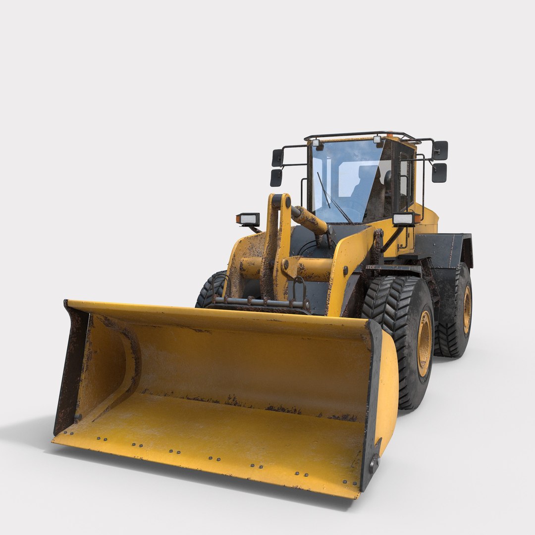 Construction Wheel Loader 3D Model - TurboSquid 2418122
