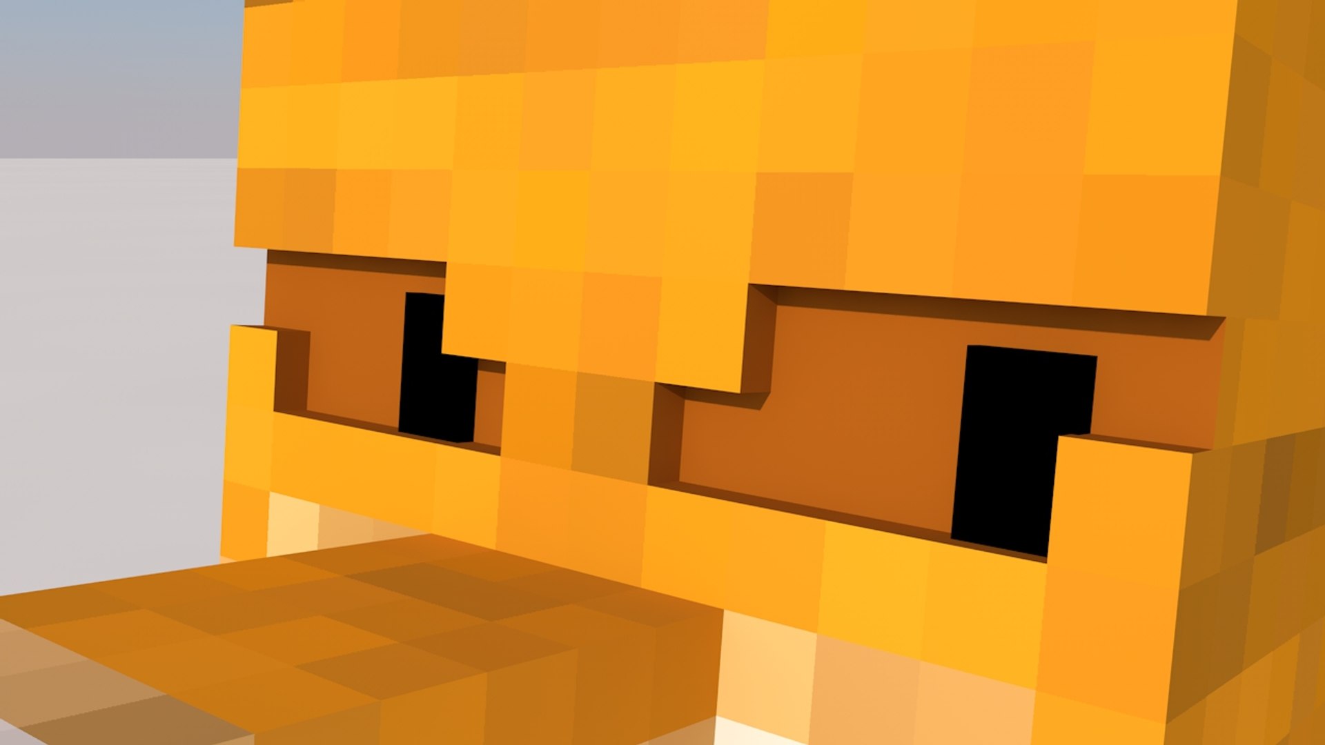 Fox Minecraft 3d C4d