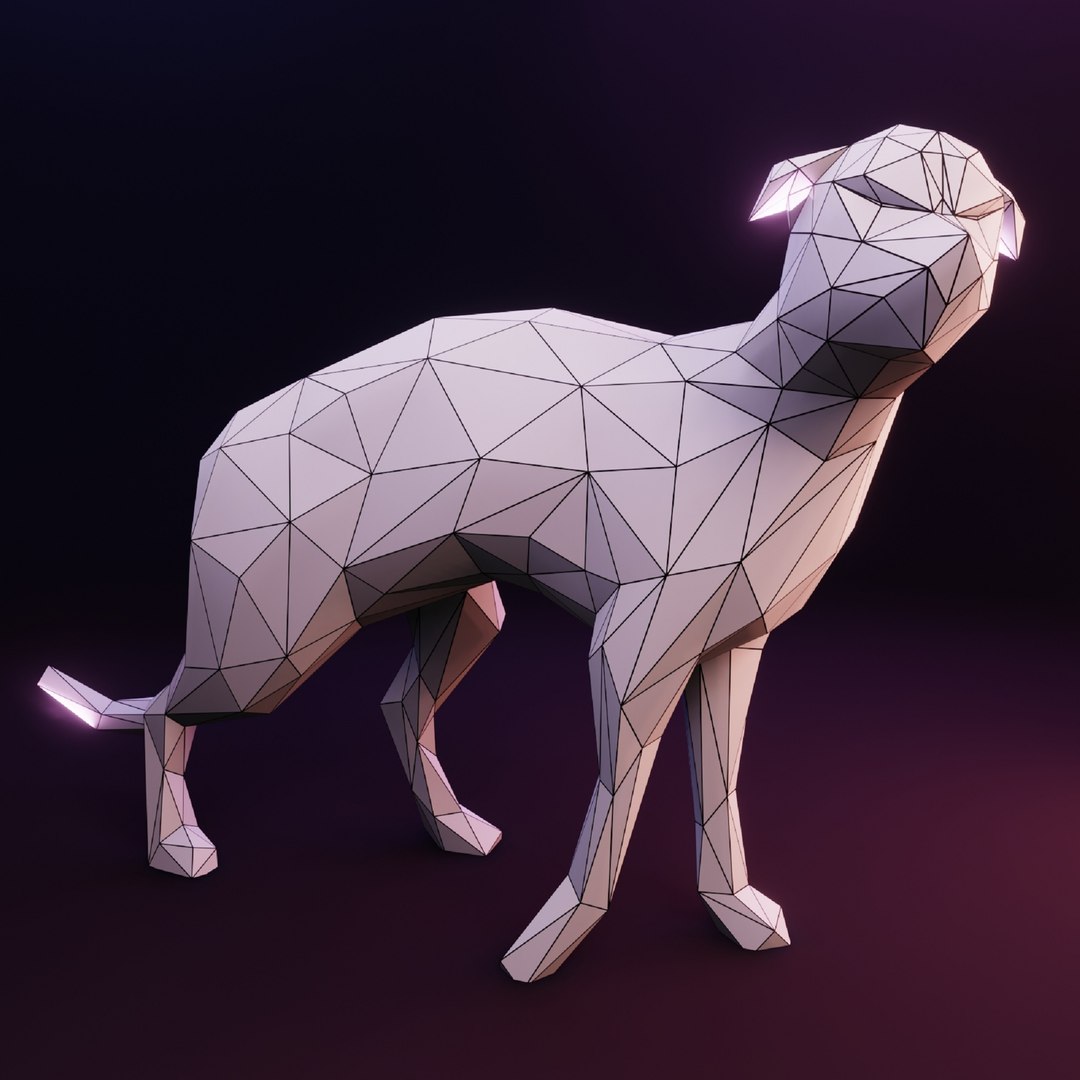 3D Evil Cat Low Poly - TurboSquid 1936863