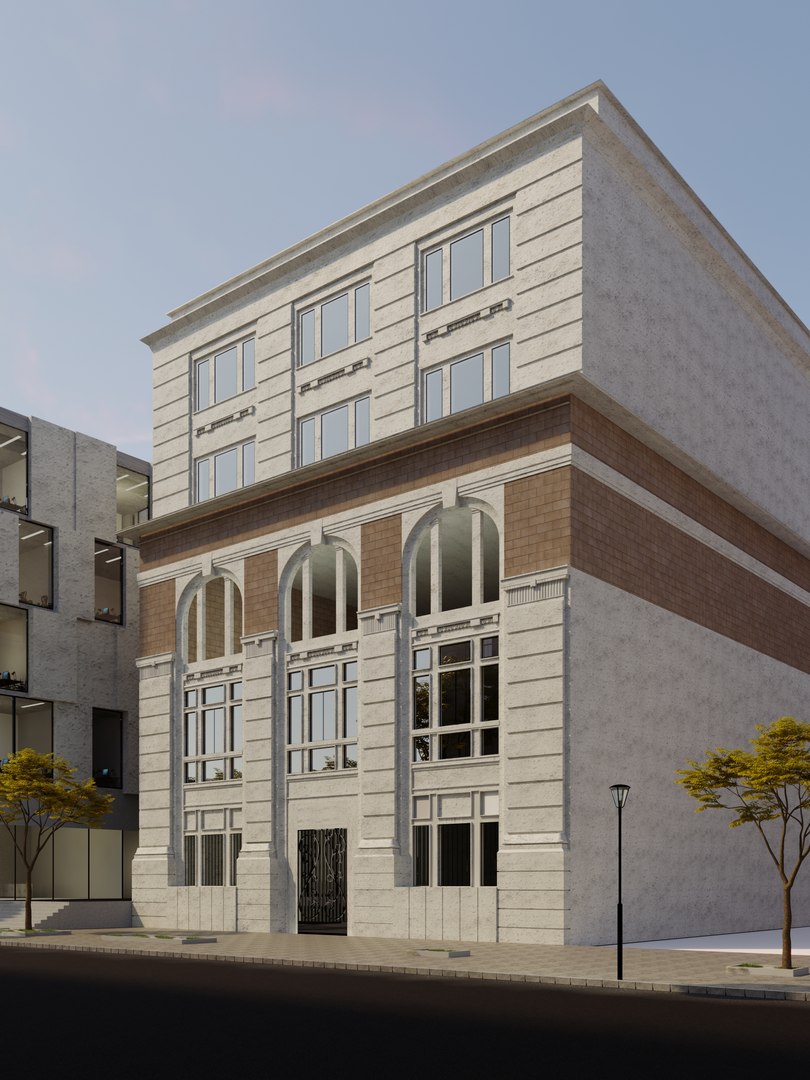 Classic Building Downtown Egypt 3D - TurboSquid 2218975