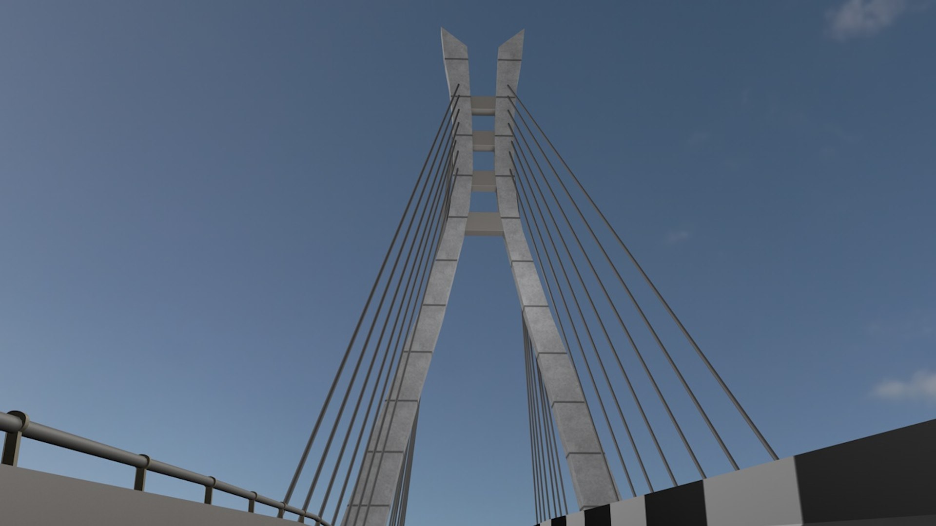 Design Suspension Bridge Details 3D Model - TurboSquid 1386709