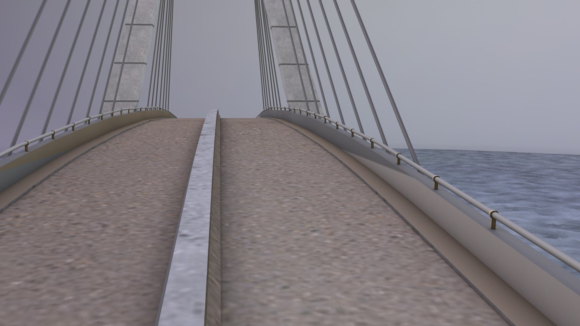 Design Suspension Bridge Details 3D Model - TurboSquid 1386709