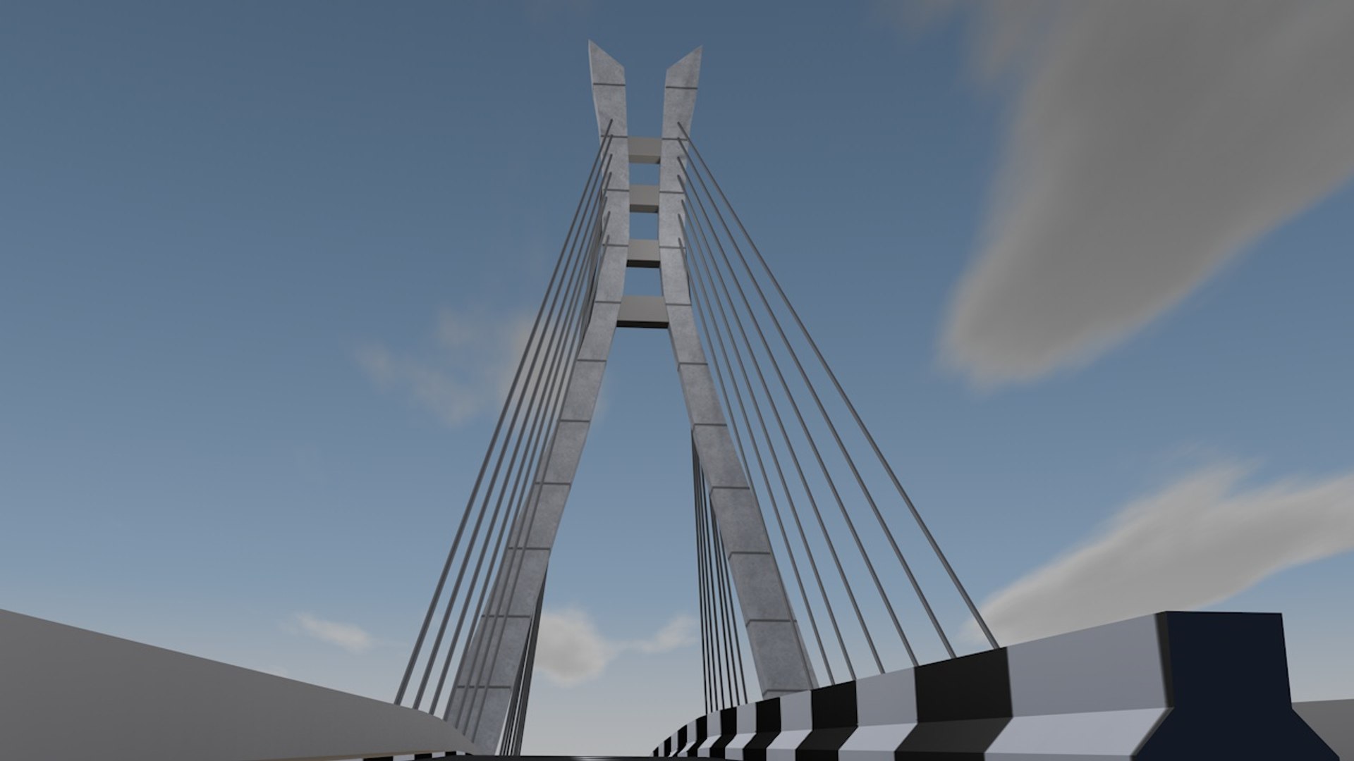 Design Suspension Bridge Details 3D Model - TurboSquid 1386709