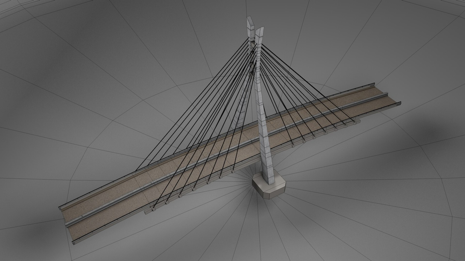 Design Suspension Bridge Details 3D Model - TurboSquid 1386709
