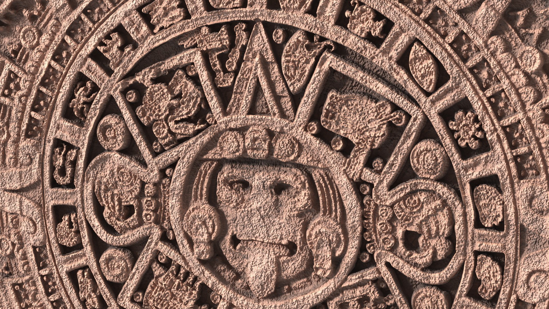 3D Mayan Calendar model - TurboSquid 1892127