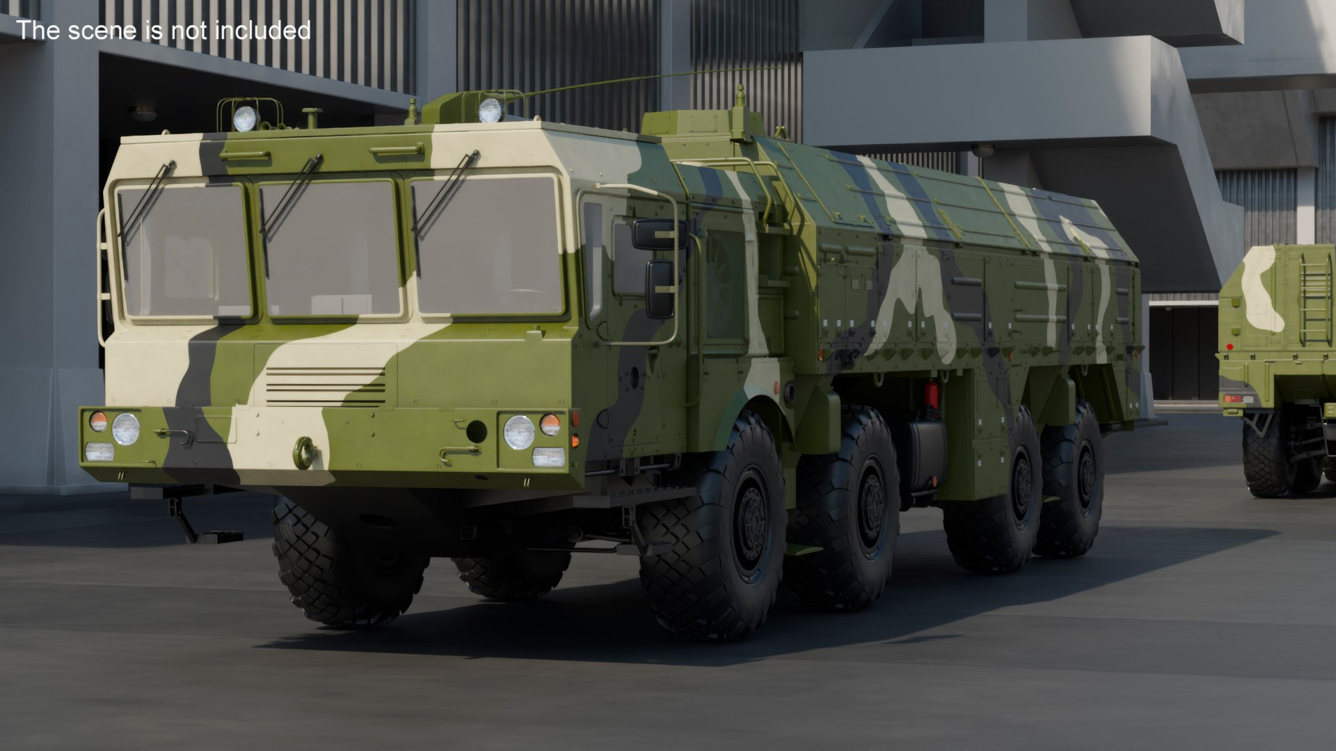 Iskander SS-26 Stone In Camouflage Colored 3D - TurboSquid 2287855