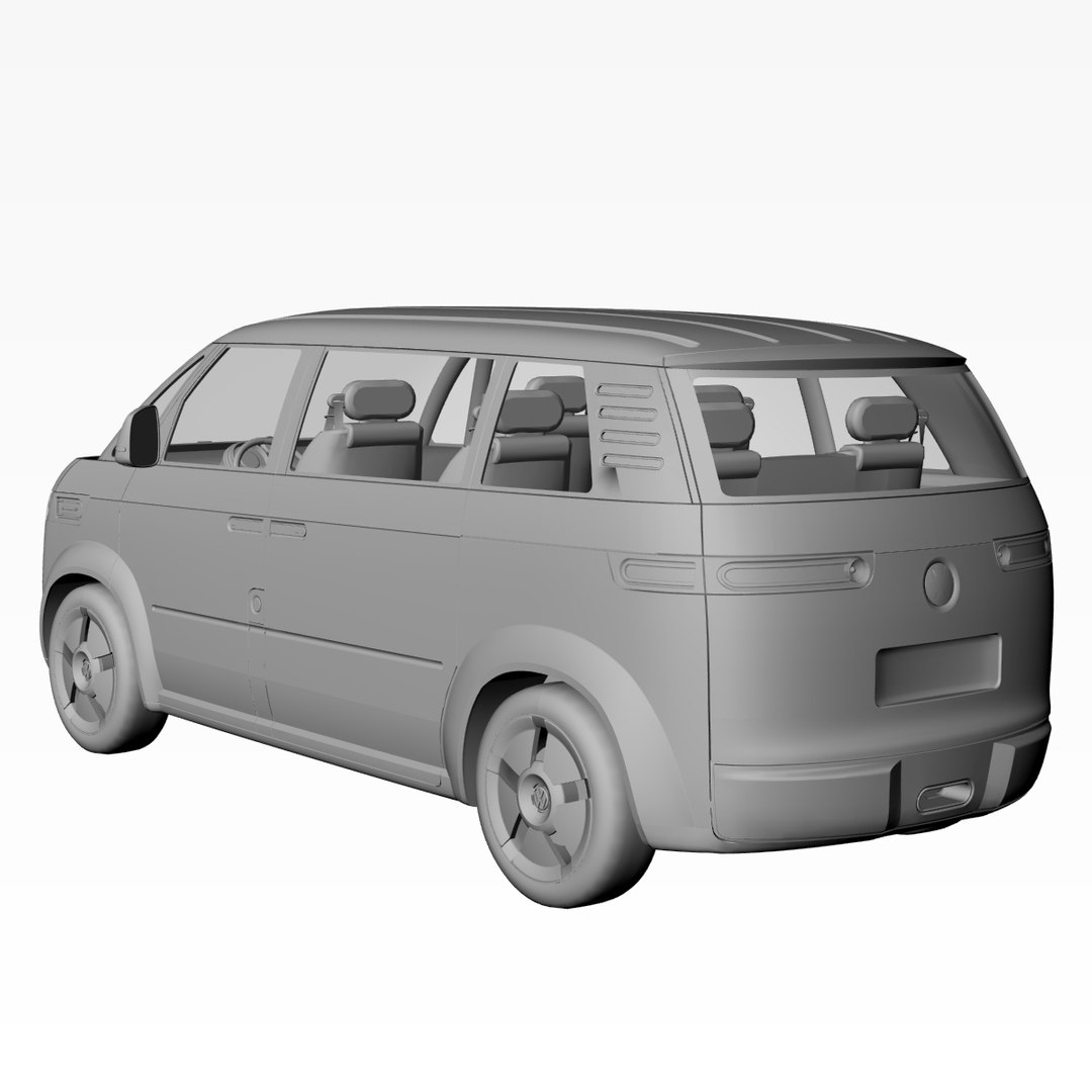 Microbus Concept 3d Model